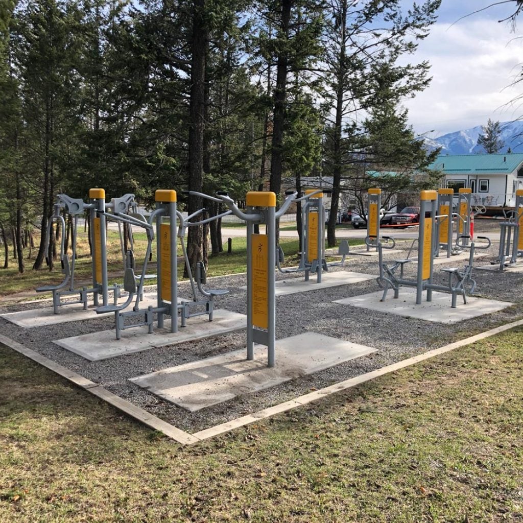 Outdoor Fitness Gym - Village of Radium Hot Springs