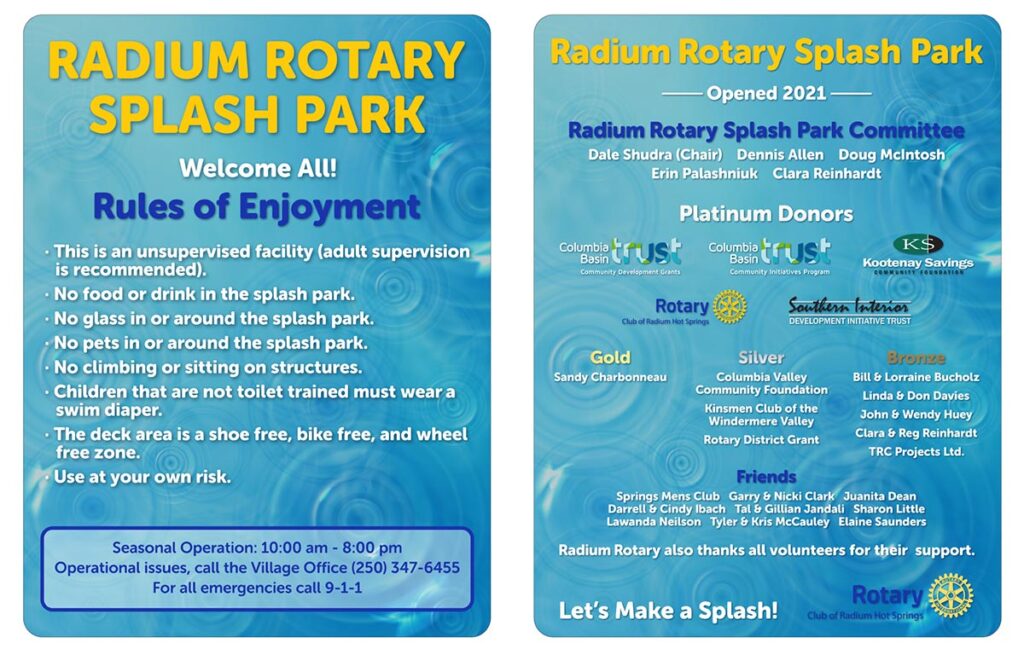 Splash Park - Village of Radium Hot Springs